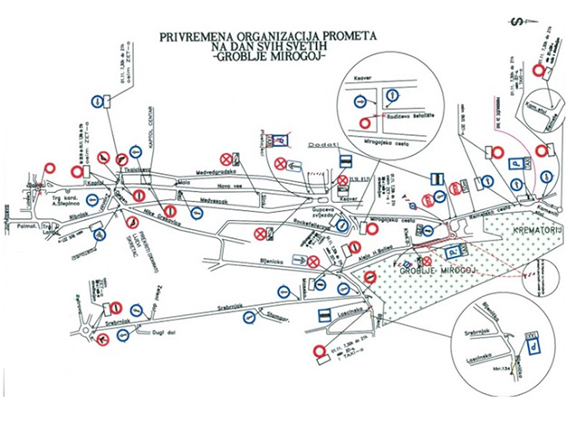 Posebna regulacija prometa u Zagrebu za blagdan Svih svetih