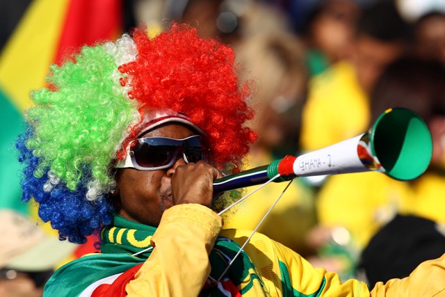 Napravljena vuvuzela od zlata